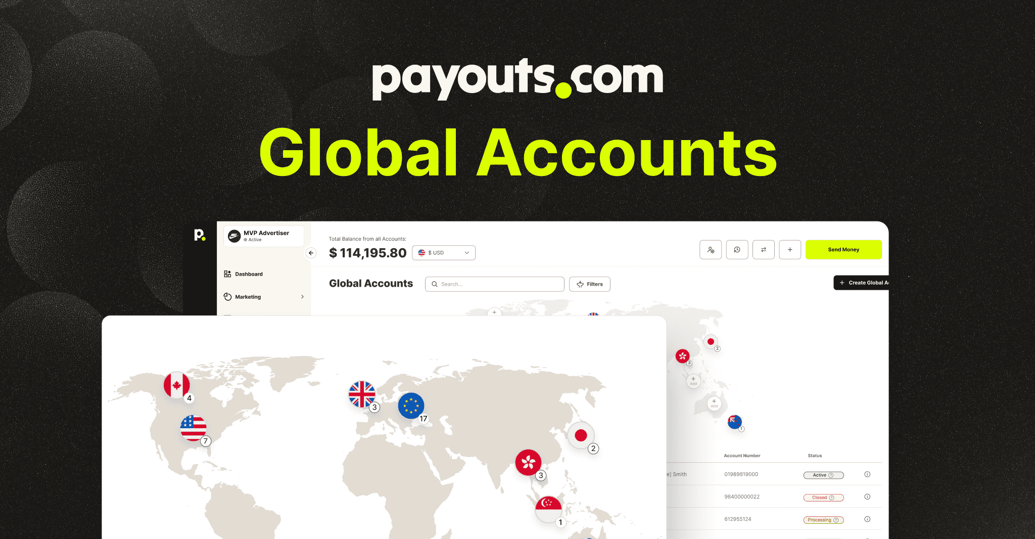 Global Accounts: Simplify Worldwide Transactions | Payouts.com