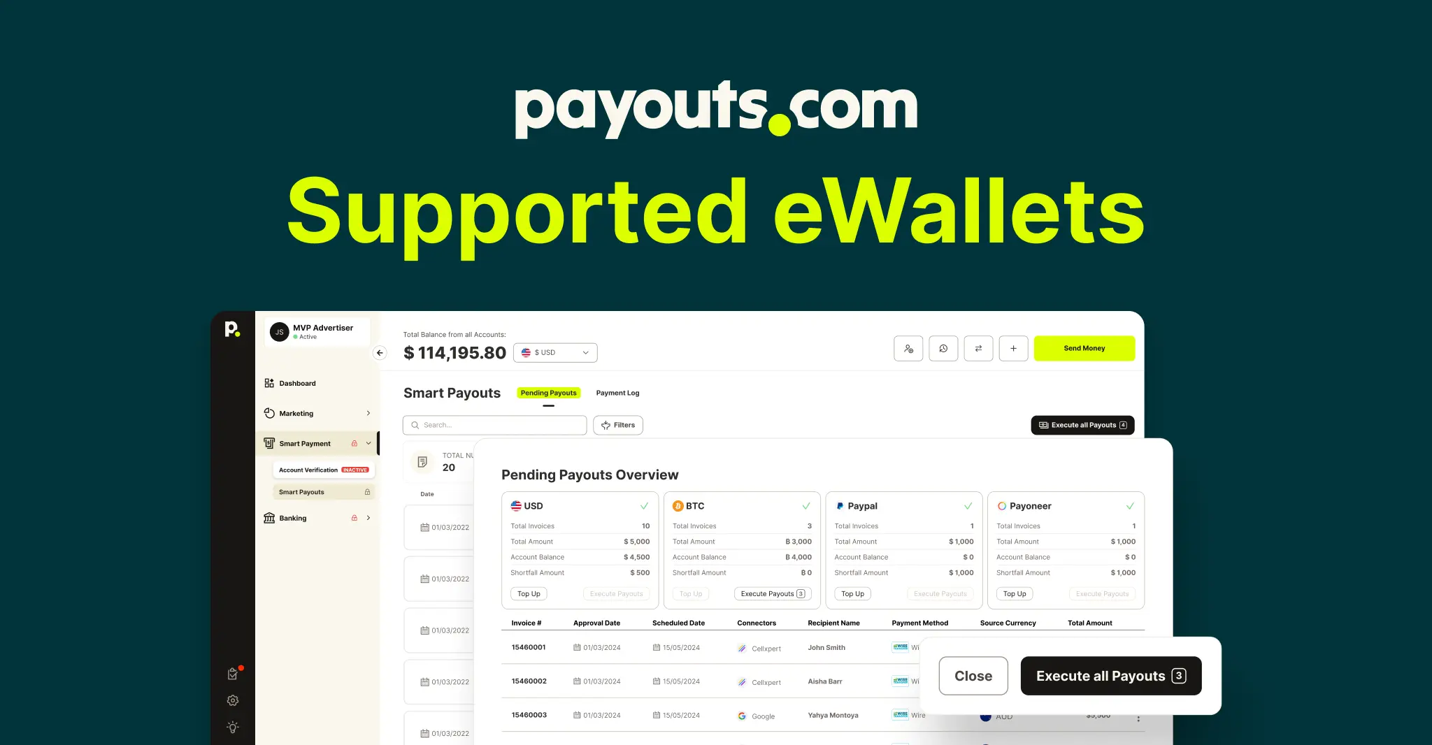 Send Payouts to eWallets: Fast, Global Payouts | Payouts.com